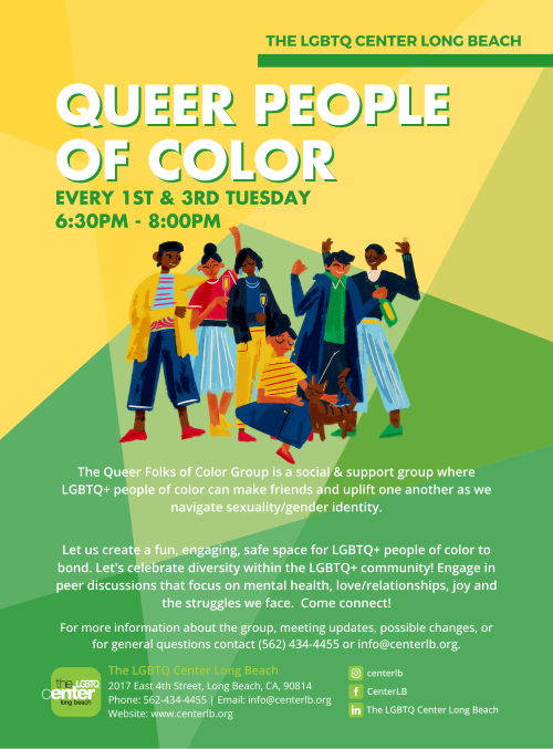 Social & Support Groups - The LGBTQ Center Long Beach